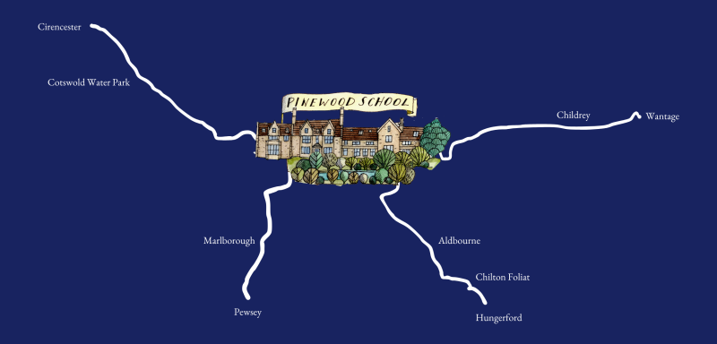 Location & Transport - Pinewood School